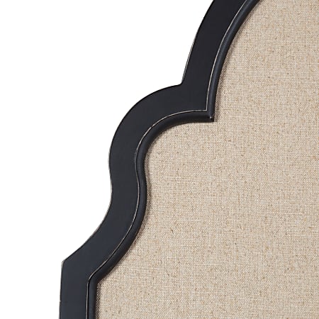 Kate and Laurel Hogan Arch Non Magnetic Framed Pinboard 24 x 36 Beige ...