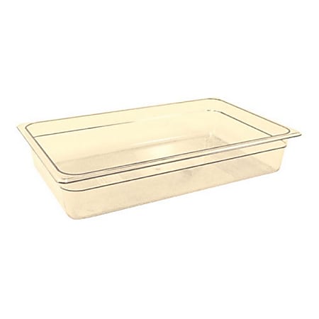 Cambro Full Size H Pan Food Pan 4 Deep Yellow - ODP Business Solutions