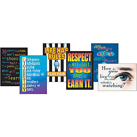Trend Building Character Posters Combo Pack 13.4 Width x 19 Height ...