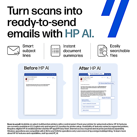 HP Color LaserJet Pro MFP 4301fdw Wireless Printer Print scan copy fax ...