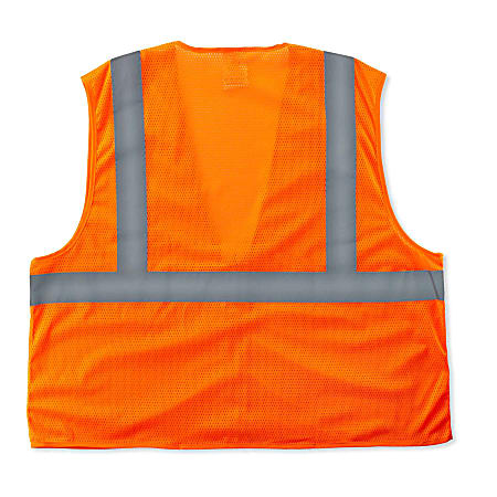Ergodyne GloWear Safety Vest Super Econo Type R Class 2 LargeX Large ...