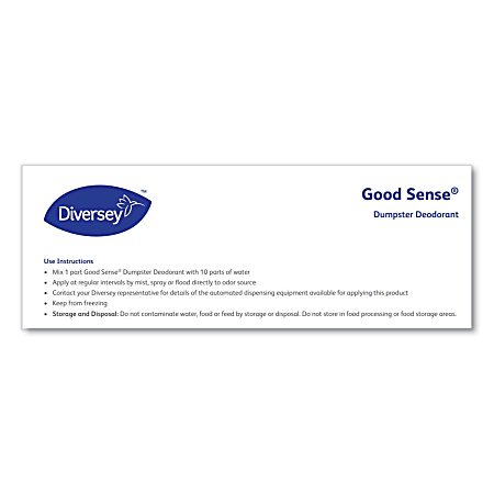 Diversey Good Sense Dumpster Deodorant Cherry 5 gal - Office Depot