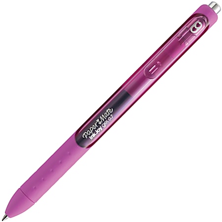 Paper Mate InkJoy Gel Pen Medium Point 0.7 mm Berry Barrel Berry Ink ...
