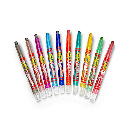 Crayola Mini Twistables Crayons Mini Size Assorted Colors 10 Crayons ...