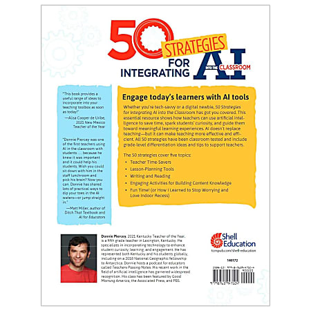 Shell Education 50 Strategies For Integrating AI Into The Classroom ...