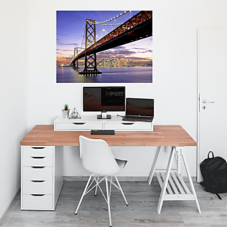 Biggies LandscapeSeascape Mural 32 x 24 Unframed San Francisco Bridge ...