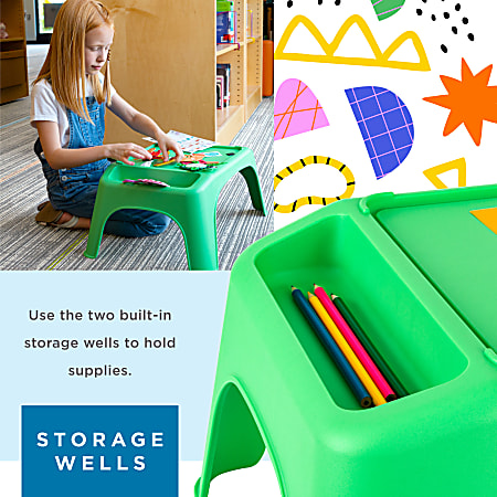 LapGear Turtle Table Kids Activity Lap Desk Tray Green 8 Pack - Office ...