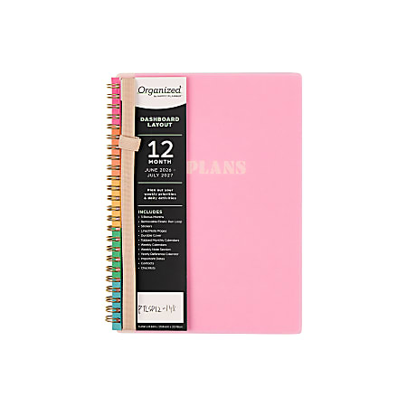 Organized by Happy Planner 12 Month MonthlyWeekly Small Twin Loop ...