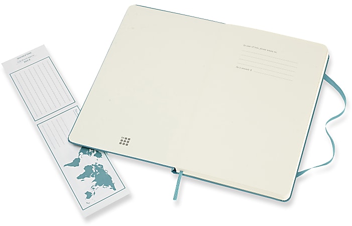 Moleskine Classic Hard Cover Notebook 5 x 8 14 Ruled 240 Pages Reef ...