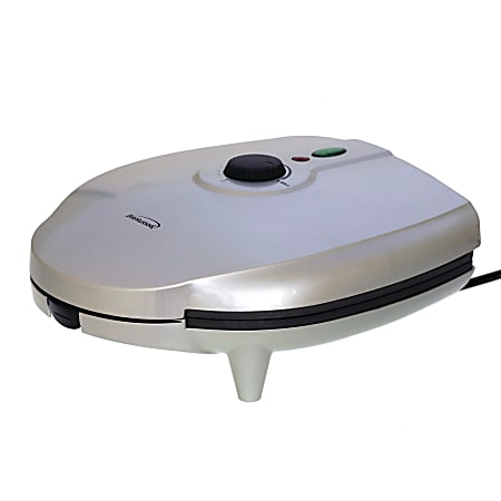 Brentwood 6 Piece Nonstick Arepa Maker Silver - Office Depot