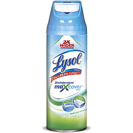 Lysol Max Cover Disinfectant Mist Garden After The Rain Scent 12.5 Oz ...