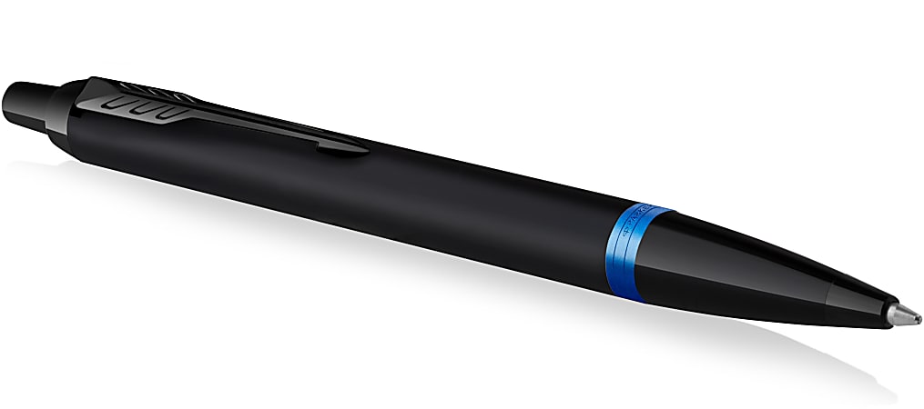 Parker IM Ballpoint Pen Medium Point 0.7 mm Satin BlackMarine Blue ...