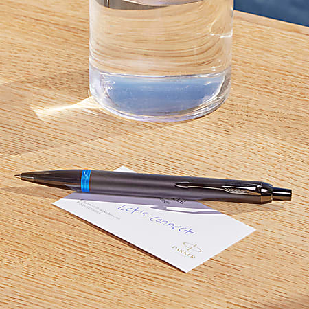 Parker IM Ballpoint Pen Medium Point 0.7 mm Satin BlackMarine Blue ...