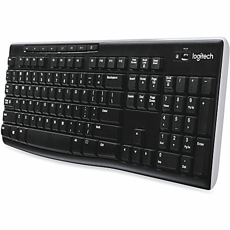 Logitech K270 Wireless Keyboard Black 10459982 - Office Depot