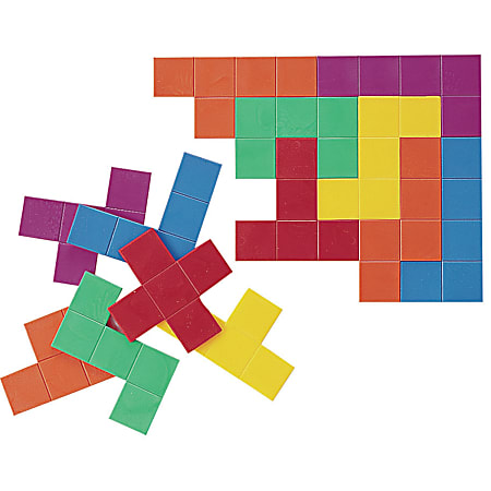 Learning Advantage Pentominoes Assorted Colors Grades 1 8 72 Pieces Per ...