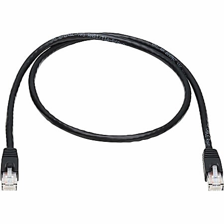 Tripp Lite Augmented Cat6 Cat6A Snagless N261003Bk - Office Depot