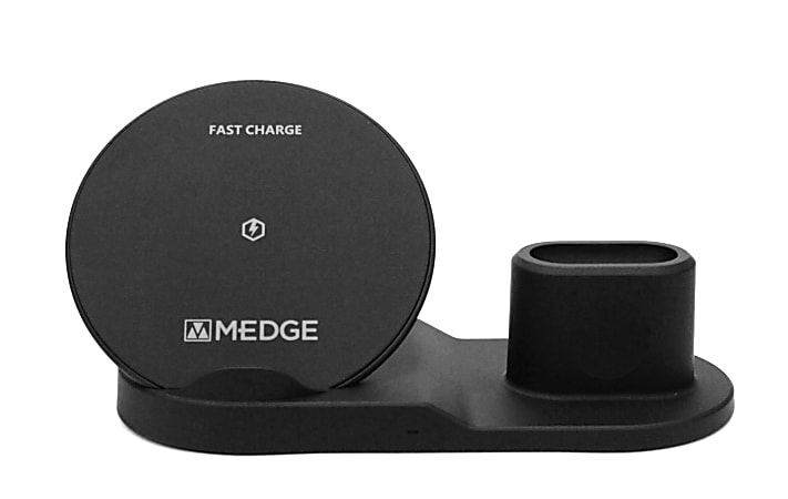 M Edge 3 In 1 Charger For Apple Products Black CH TRIP P B - Office Depot