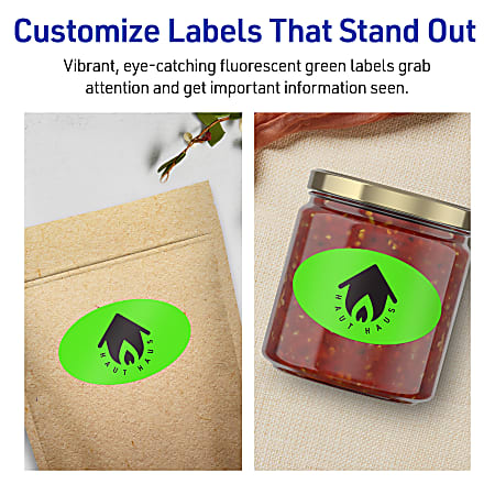 Avery Print To The Edge Labels With Sure Feed Technology And Easy Peel ...