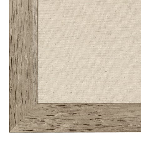 DesignOvations Beatrice Non Magnetic Framed Linen Fabric Pinboard 13 x ...