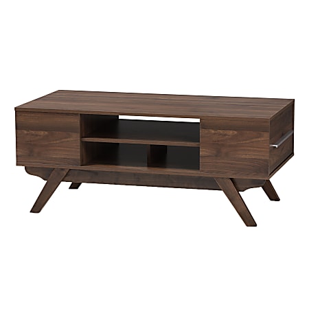 Baxton Studio Patrick Walnut Coffee Table Brown - Office Depot