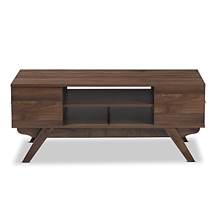 Baxton Studio Patrick Walnut Coffee Table Brown - Office Depot