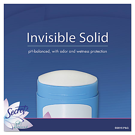 Secret Invisible Solid Anti Perspirant And Deodorant Sticks Powder ...
