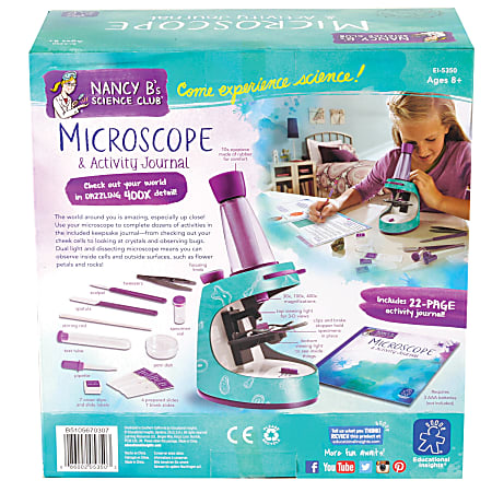 Educational Insights Nancy B s Science Club Microscope And Activity ...