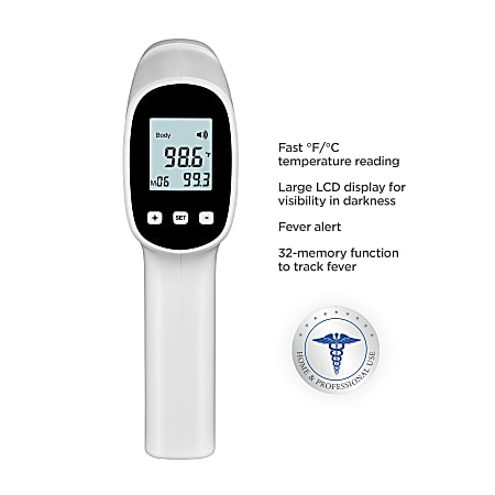 Conair ConairCare Infrared Forehead Thermometer White - Office Depot