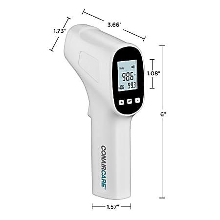 Conair ConairCare Infrared Forehead Thermometer White - Office Depot