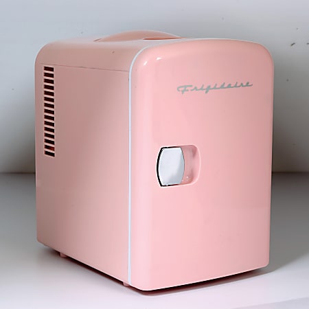 pink mini fridge