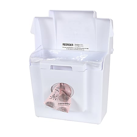 Hospeco Scensibles Combo Plastic Waste ReceptacleDispenser 4 12 H x 8 ...