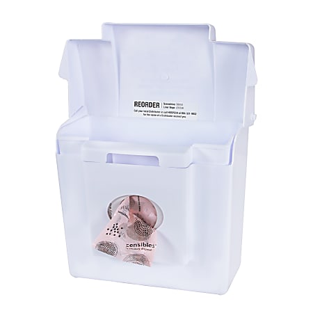 Hospeco Scensibles Combo Plastic Waste ReceptacleDispenser 4 12 H x 8 ...