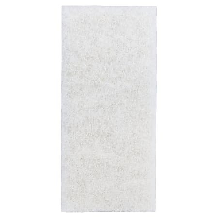 3M™ Doodlebug™ Cleaning Pads, 8440, 4 5/8" x 10", White, Pack Of 5 Pads