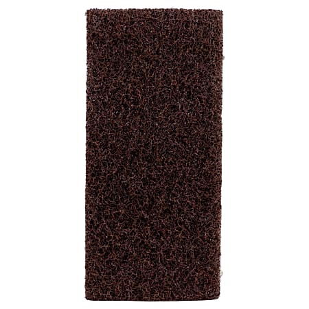 3M Doodlebug Scrub N Strip Pads 8541 4 58 x 10 Brown Pack Of 5 - Office ...