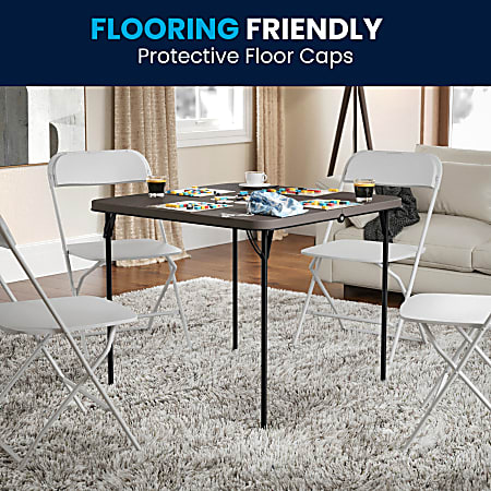 Square plastic folding table store