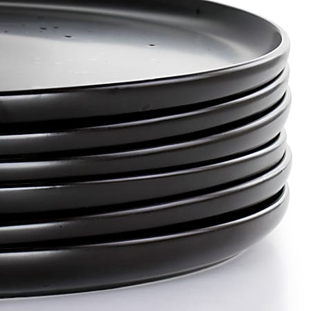 Studio 3B Modern Coupe 6 Piece Round Stoneware Dinner Plate Set 10 12 x ...