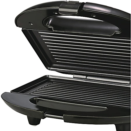 Brentwood Panini Maker Black Black Stainless Steel - Office Depot