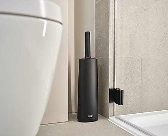 Joseph Joseph Flex 360 Toilet Brush And Holder 17 14 Black - Office Depot