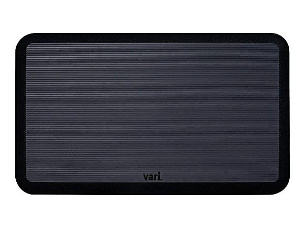 Vari Standing Mat Anti Fatigue Standing Desk Mat 34 x 20 Black - Office ...
