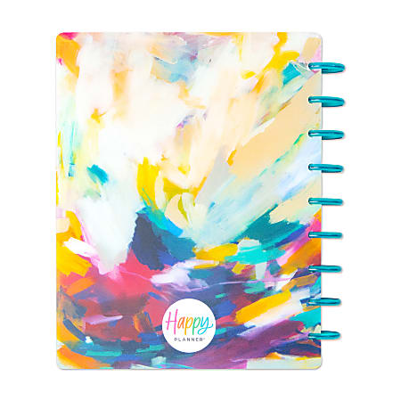 2025 Happy Planner MonthlyWeekly Classic Planner 7 x 9 14 Bright Brushy ...