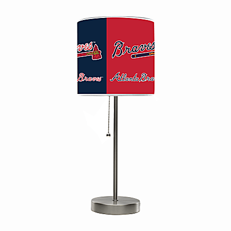 Imperial MLB Table Lamp 19 H Atlanta Braves - Office Depot