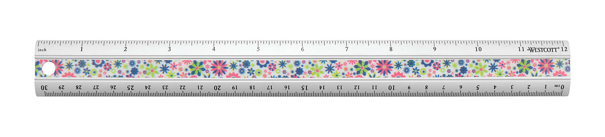Westcott Aluminum Sports Ruler 12 Assorted Designs - Office Depot