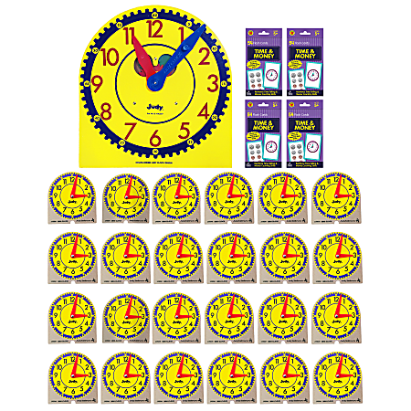 Carson Dellosa Education Judy Clock Classroom Set Pre K To 8th Grade ...