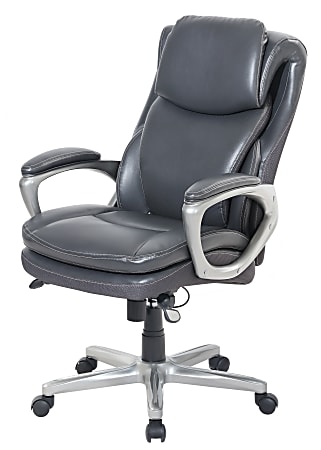 Serta Smart Layers Arlington AIR Ergonomic Bonded Leather High Back ...