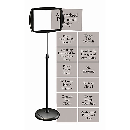 MasterVision Easy Clean Adjustable Sign Stand 39 716 H x 15 14 W ...