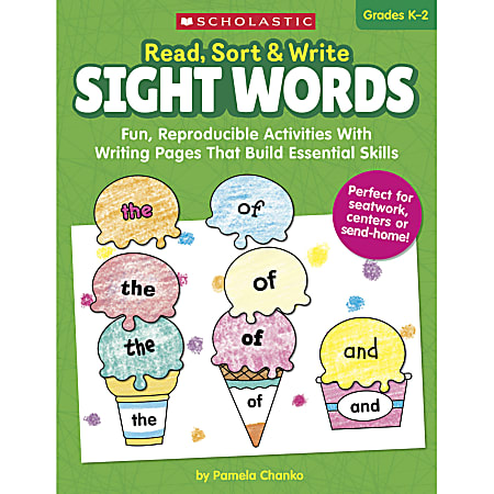 Scholastic Teacher Resources Read Sort Write Reproducible Workbook ...