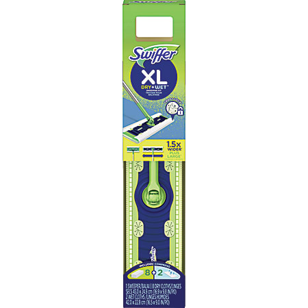 Swiffer Sweeper DryWet XL Sweeping Kit White - Office Depot