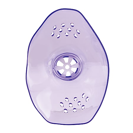 MABIS Face Mask For Steam Inhaler Purple - Office Depot