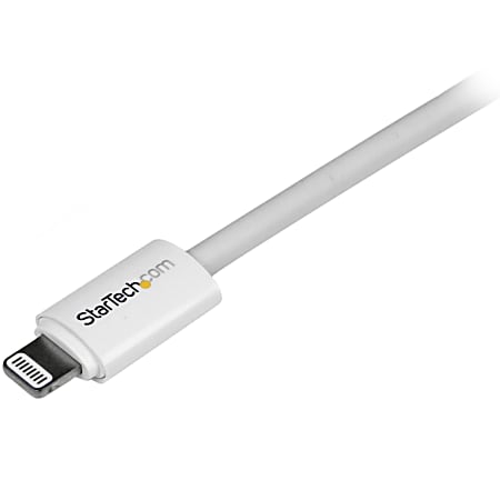 StarTech.com 3m 10ft Long White Apple 8 pin Lightning Connector to USB ...