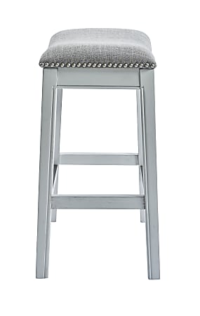 New Ridge Home Goods Zoey Counter Stool White Office Depot